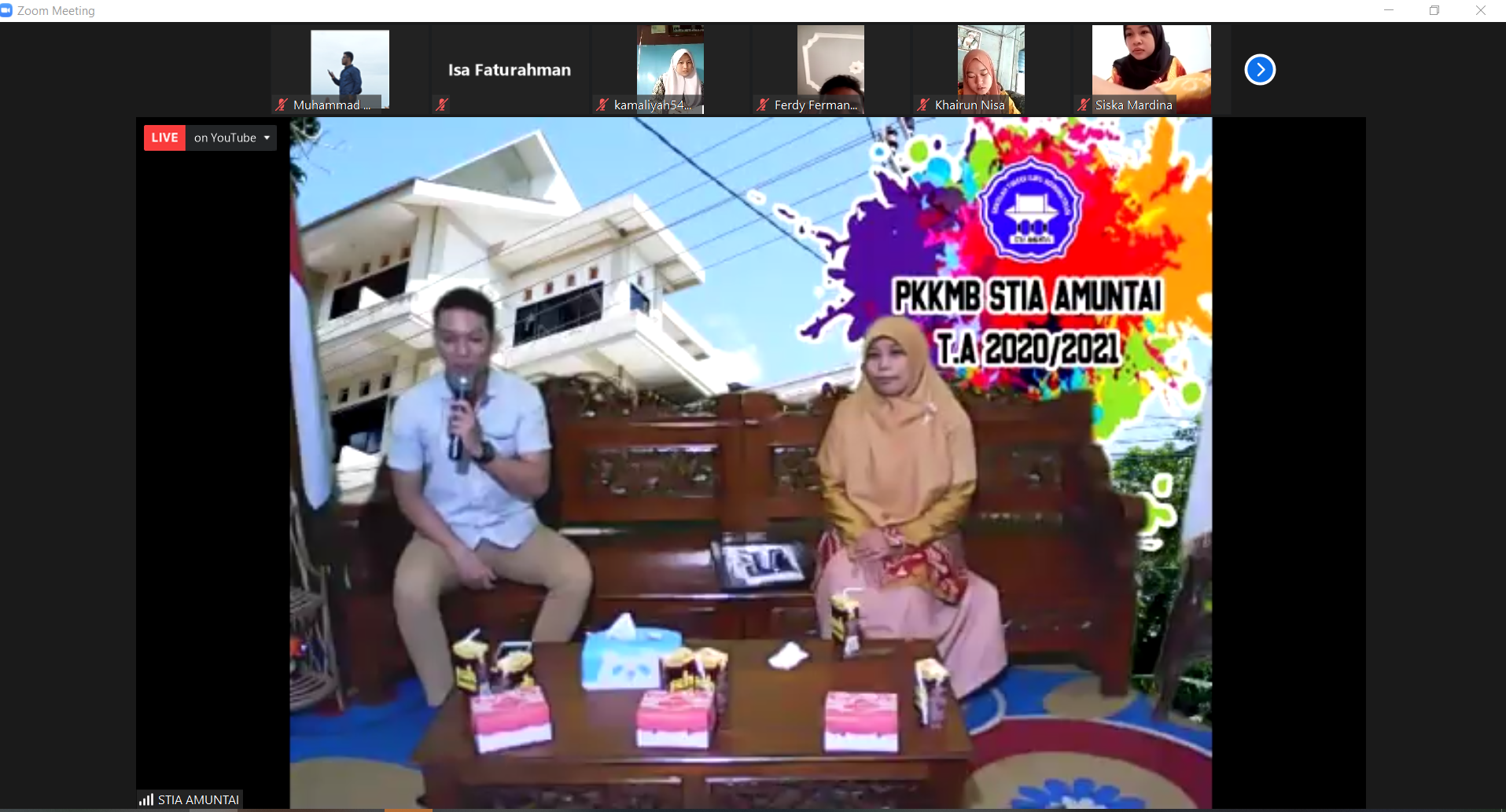 STIA AMUNTAI LAKSANAKAN PKKMB SECARA DARING - STIA Amuntai